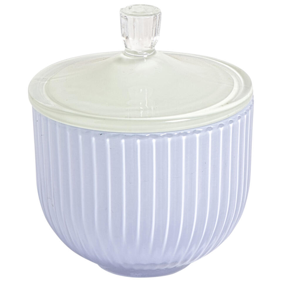 Opbergpot Glas Lila | Kwantum