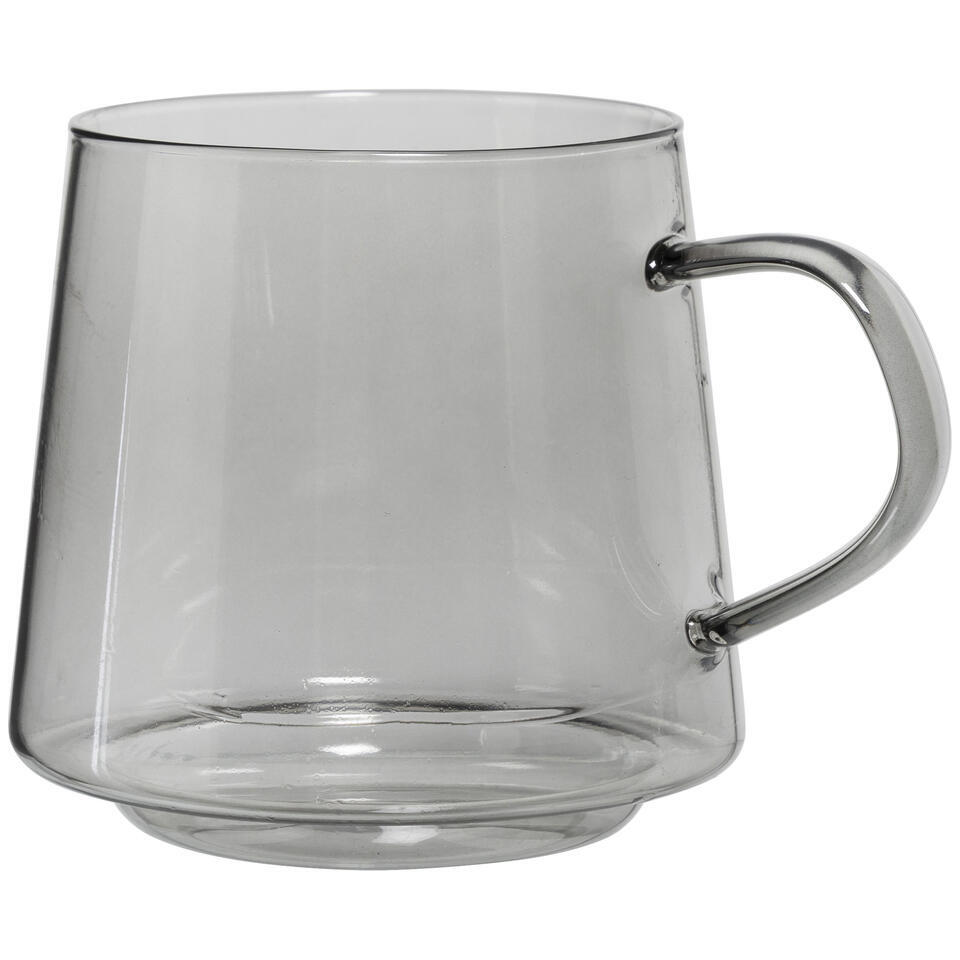 Theeglas Met Oor Aurora Smoke 400ml | Kwantum