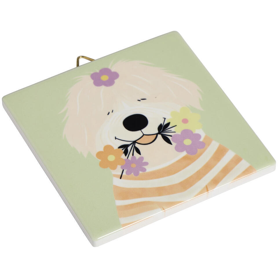Tegeltje Hond Wit | Kwantum
